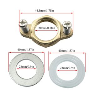 PZRT M5 Faucet Fixing Tool Set Stainless Steel Kitchen Faucet Antiloosing Mounting Nut Kit Kitchen Wash Basin Tool Set Fastening Circlip Washer Accessory