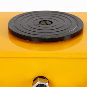 6T/8T/12T/15T Industrial Machinery Mover,Machinery Mover Skate w/ 360°Rotation Cap and Rollers, Heavy Duty Machinery Skate Dolly Moving Industrial Equipment (8T, Yellow)