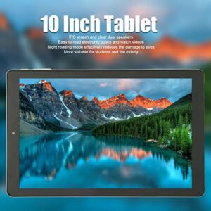 Pomya Tablet, 10 Inch IPS Screen Tablet for 11, 3GB RAM 64GB ROM Dual SIM Card Slots PC Tablet, 3G Network 5G WiFi 6000mAh HD Tablet for Daily Life