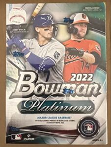 2022 bowman platinum baseball blaster value box 8 packs 4 cards per packs