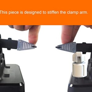 GEOCCI Adjustable Height Clamp Arm Brace for Work Sharp Precision Adjust Knife Sharpener（White）