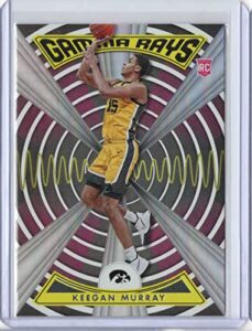 2022-23 panini chronicles draft picks gamma rays #4 keegan murray - rookie year - iowa hawkeyes