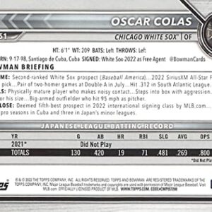 2022 Bowman Draft #BD-51 Oscar Colas