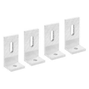 patikil solar panel mounting l brackets aluminum alloy 8mm diameter for solar panel system install pack of 4