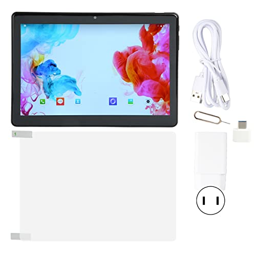 Tablet PC for Android9.0, 10.1in 1280x800, 4G LTE Network Call, with Dual SIM Card Slot, RAM 4GB ROM 64GB, 128GB Expand, Octa Core Processor, Dual Cameras