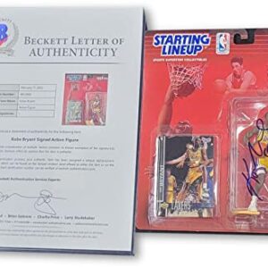 Kobe Bryant Hand Signed Autographed 1998 Starting Line-Up Lakers BGS Letter - NBA Cut Signatures