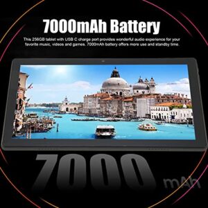 10 Inch Tablet, 4GB 256GB Support 4G Network Night Reading Mode 2.4G 5G WiFi Tablet Front 5MP Rear 8MP US Plug 100-240V for Reading for 11 (US Plug)