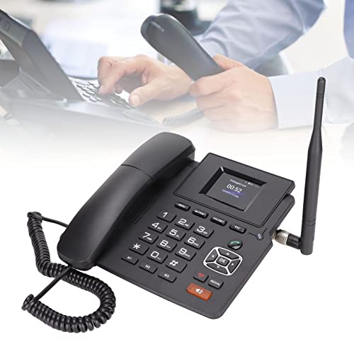 Wireless VOIP Phone Support 4G ABS Material Multifunctional VOIP Voicemail 2.4 Inch Color Screen VOIP Phone (US Plug)