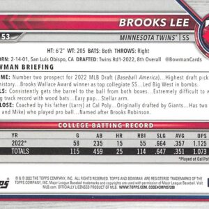 2022 Bowman Draft #BD-153 Brooks Lee