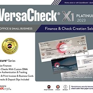 VersaCheck X1 Platinum 2023 - Finance and Check Creation Software [PC Download]