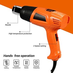 Heat Gun 1500W 572°F~ 932°F Dual Temperature Hot Air Gun-HGP68AC