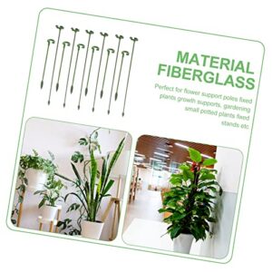 Succulants 20pcs Border Ring Trellis Lily Support Plant Tools Stem Amaryllis Fiberglass Fruits Hydrangea Orchid/Single Holders Stand Outdoor Rack Stake Rose Bonsai Flowers Vine