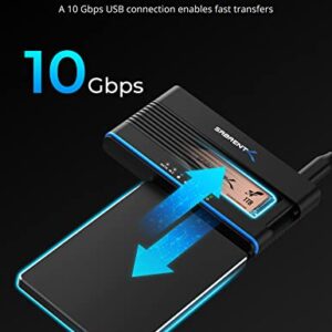 SABRENT USB 3.2 Type C M.2 PCIe NVMe + 2.5/3.5 Inch SSD & HDD Converter [DS-UCMH]