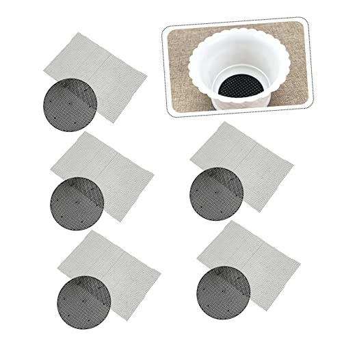 HANABASS 10pcs Bottom Mat Screens Cushion Pads Drainage Hole Anti Pad Cushions Breathable Loss Gaskets Flowerpot Shop Gasket DIY Square Mesh Bonsai Flower Garden Pot Plant Screen Net Mats