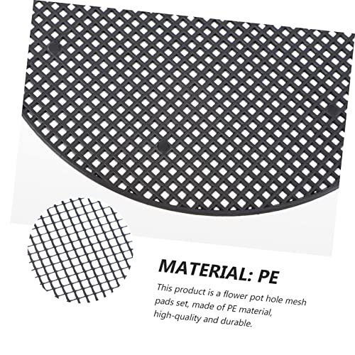 HANABASS 10pcs Bottom Mat Screens Cushion Pads Drainage Hole Anti Pad Cushions Breathable Loss Gaskets Flowerpot Shop Gasket DIY Square Mesh Bonsai Flower Garden Pot Plant Screen Net Mats