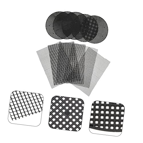 HANABASS 10pcs Bottom Mat Screens Cushion Pads Drainage Hole Anti Pad Cushions Breathable Loss Gaskets Flowerpot Shop Gasket DIY Square Mesh Bonsai Flower Garden Pot Plant Screen Net Mats