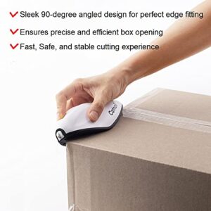 Catnail Safety Box Cutter - Specialized in opening a LOT of boxes | Finger Friendly Safe Package and Box Opener Utility Knife | Both Handed Cutter