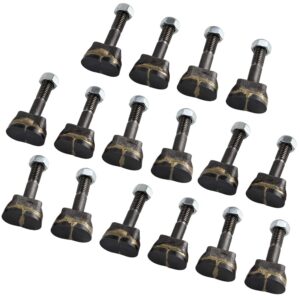 Aftermarket 16 Pack Stump Grinder Teeth Compatible with Yellow Jacket Stump Grinder Teeth