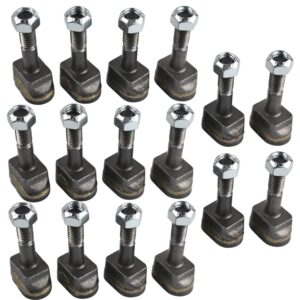 Aftermarket 16 Pack Stump Grinder Teeth Compatible with Yellow Jacket Stump Grinder Teeth