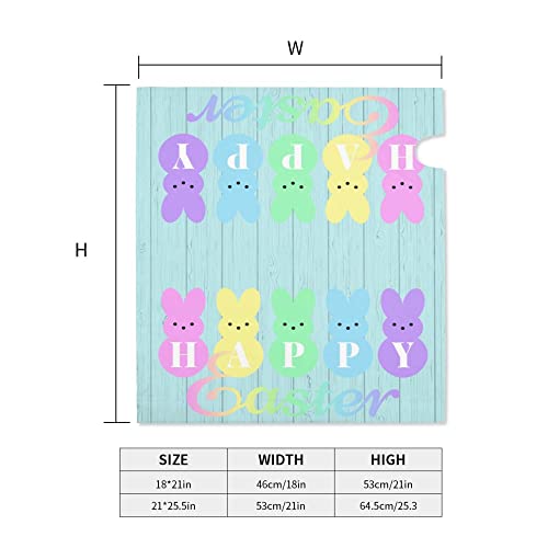 Happy Easter Mailbox Cover Magnetic Funny Bunny Mailbox Wraps Holiday Rabbit Post Letter Box Cover Home Garden Outdoor Decorations Standard Size 18" X 21"