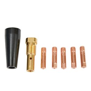 emiif 7pcs gasless nozzle tips fit century fc90 flux-cored wire feed welder k3493-1 mig welding accessory mig welding torch fc90 mig accessories