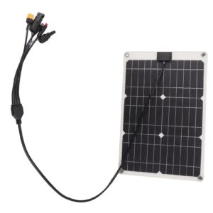 solar battery panel 50w 4 connectors monocrystalline silicon 18v output high efficiency portable solar charger panel