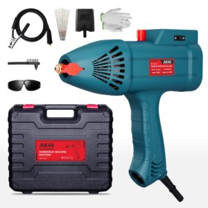 welding machine,handheld arc welder kit portable mma welding machine 110v voltage igbt digital stick welder with toolbox,folding welding helmet,welding brush,welding gloves,welding rod