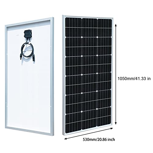 XINPUGUANG 100W Solar Panel 12V Monocrystalline PV module Power Charger for RV ,Boat,Cabin,Trailers