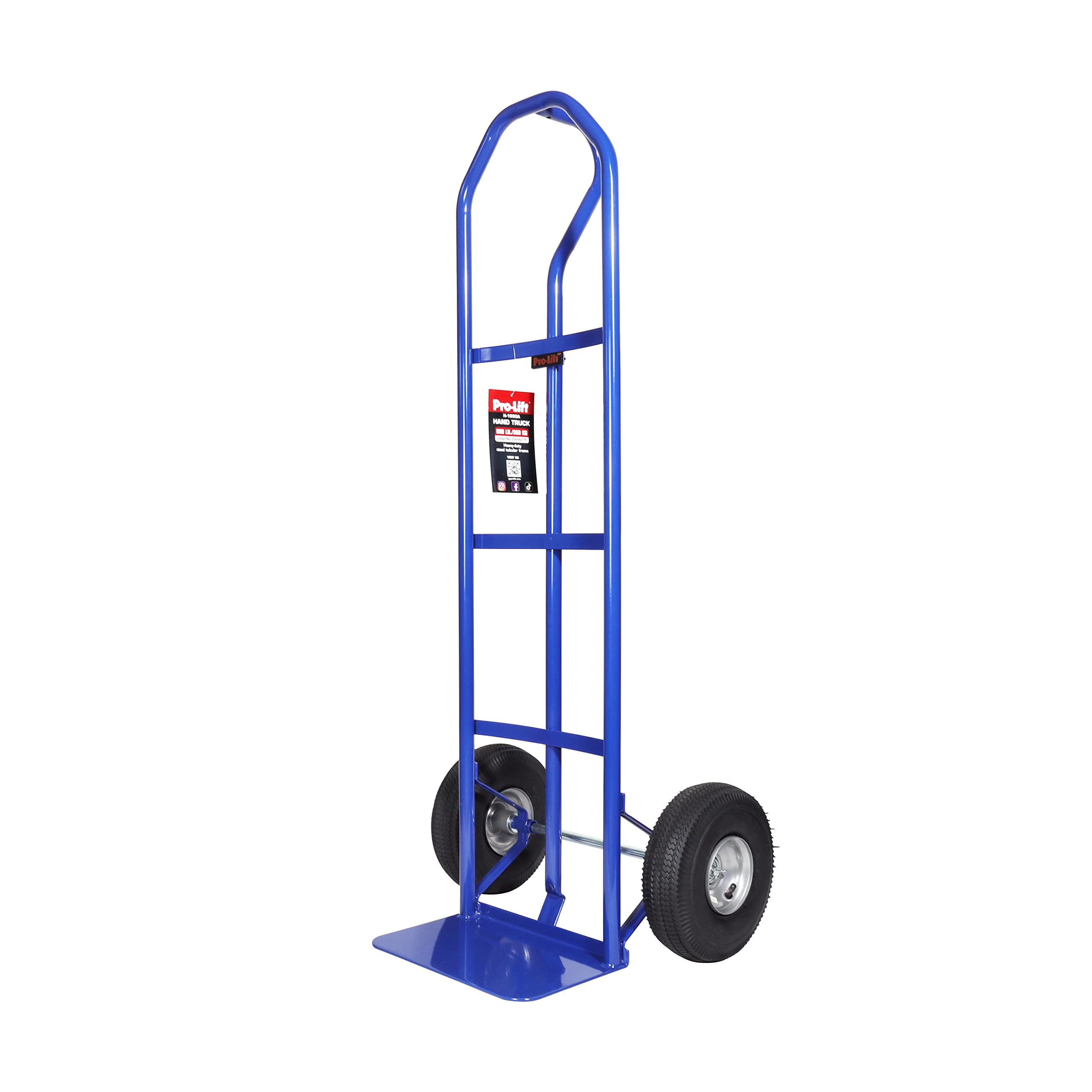 Pro Lift Hand Trucks Heavy Duty – Industrial Dolly Cart with Vertical Loop Handle and 800 Lbs Maximum Loading Capacity