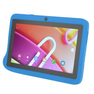 7 Inch Kids Tablet, 2.4G 5G Dual Screen Wifi and 5.0 Bluetooth Connection, 4GB RAM and 32GB Memory, 5000mAh Capacity, 6 to 10 Small Endurance Time for Kids Reading Taking Photos Video Music(Blue)