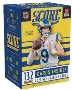 2022 panini score nfl football blaster box (6 pks/bx)