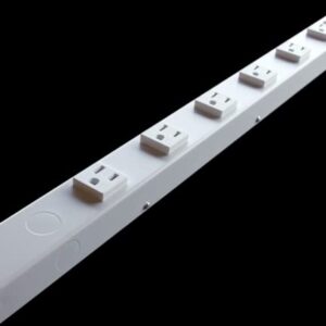 24” 6 Tamper Resistant Outlets Hardwired Power Strip with USB