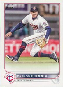 2022 topps update #us39 carlos correa twins baseball mlb