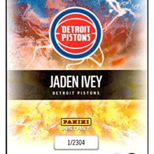 JADEN IVEY RC 2022-23 Panini Instant Breakaway ROOKIE /2304#7 Pistons NM+-MT+ NBA Basketball