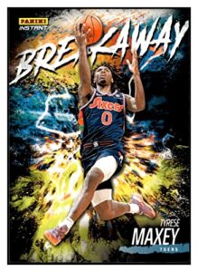 tyrese maxey 2022-23 panini instant breakaway /2304 nm+-mt+ nba basketball #4 76ers