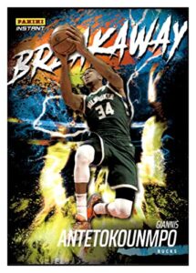 giannis antetokounmpo 2022-23 panini instant breakaway /2304 nm+-mt+ nba basketball #9 bucks