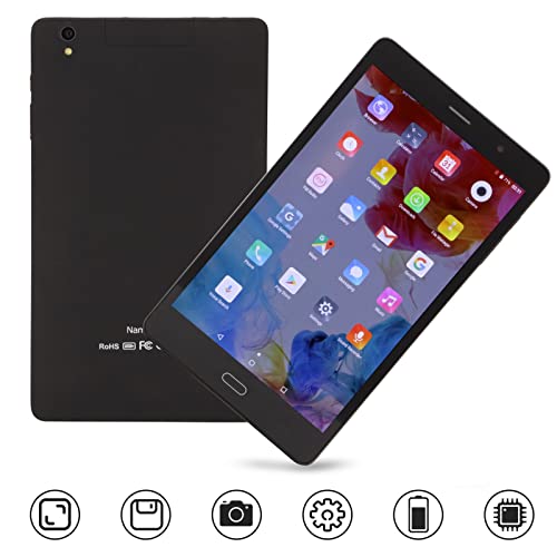 HD Tablet for Work, 4GB RAM 64GB ROM 8-inch Tablet 100‑240V (EU Plug)