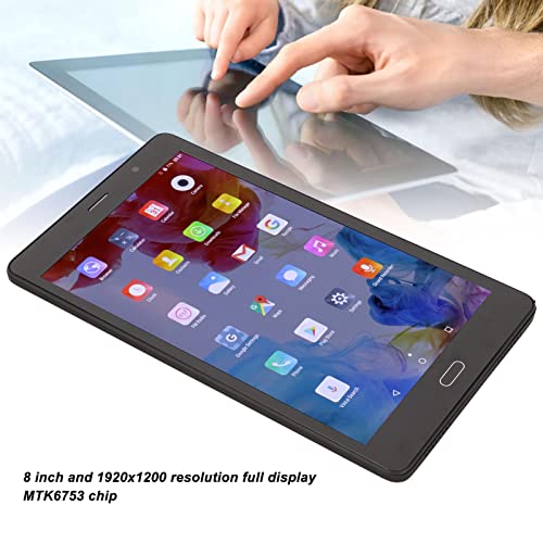 HD Tablet for Work, 4GB RAM 64GB ROM 8-inch Tablet 100‑240V (EU Plug)