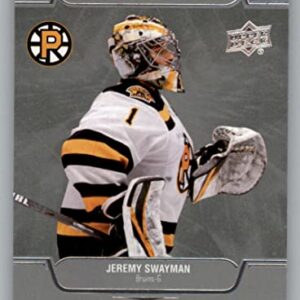 2021-22 Upper Deck AHL All-Stars #AS-1 Jeremy Swayman RC Rookie Providence Bruins Hockey Trading Card