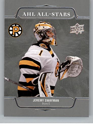 2021-22 Upper Deck AHL All-Stars #AS-1 Jeremy Swayman RC Rookie Providence Bruins Hockey Trading Card