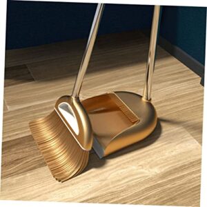 HANABASS Metal Spatula 1 set Sweep Board Garbage of Cleaning Brush for Household Floor Kitchen Up Pan Stand Home Shovel Tool Combo Handle Room Table Lobby Desk Scraper Dustpan Broom Bathroom Brooms