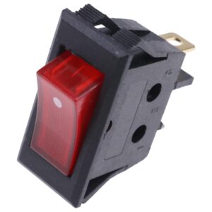 WQSING Rocker Switch On-Off 15A 125V Compatible with Delta 1320151 1340646 Bench Grinder Belt Disc Sander 23-580 23-589 23-592 23-640 23-645 23-660 23-665 23-680 23-700 23-840 23-880 23-980