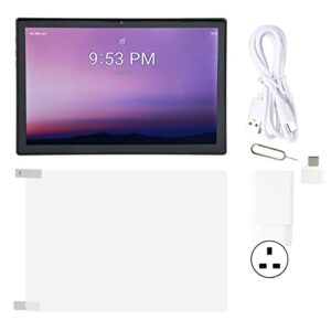 Tablet, 10.1in IPS LCD Gaming Tablet, Portable HD Tablet PC,4GB 64GB Tablet,4G LTE Dual SIM Octa Core Tablet (UK Plug)