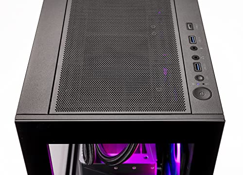 Skytech Gaming Azure Gaming PC Desktop – AMD Ryzen 7 5800X 3.8 GHz, NVIDIA RTX 4070 Ti, 1TB NVME SSD, 16GB DDR4 RAM 3200, 850W Gold PSU, 360mm AIO, 11AC Wi-Fi, Windows 11 Home 64-bit