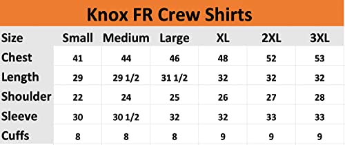 Knox FR Shirts for Men | Double Stitched Long Sleeve Crew Flame Resistant Shirt | NFPA2112 Light Weight Fire Retardant Welding Shirt (Tan - Medium)