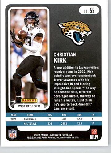 2022 Panini Absolute #55 Christian Kirk Jacksonville Jaguars Football NM-MT