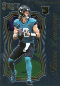 2021 panini select select certified rookies #1 trevor lawrence jacksonville jaguars nfl football trading card