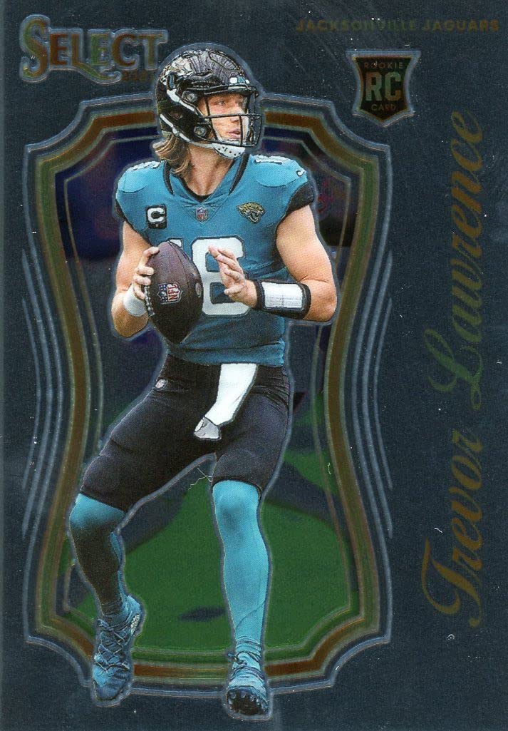 2021 Panini Select Select Certified Rookies #1 Trevor Lawrence Jacksonville Jaguars NFL Football Trading Card