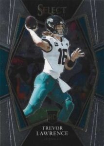 2021 panini select #143 trevor lawrence premier level jacksonville jaguars rc rookie nfl football trading card