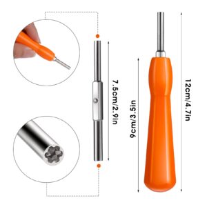 Gamebit Security Screwdriver, Double-ended 4.5mm 3.8mm Gamebit Screwdriver Bit Set Replacement,Gamebit Security Screwdriver Kit Compatible with NES,SNES,N64